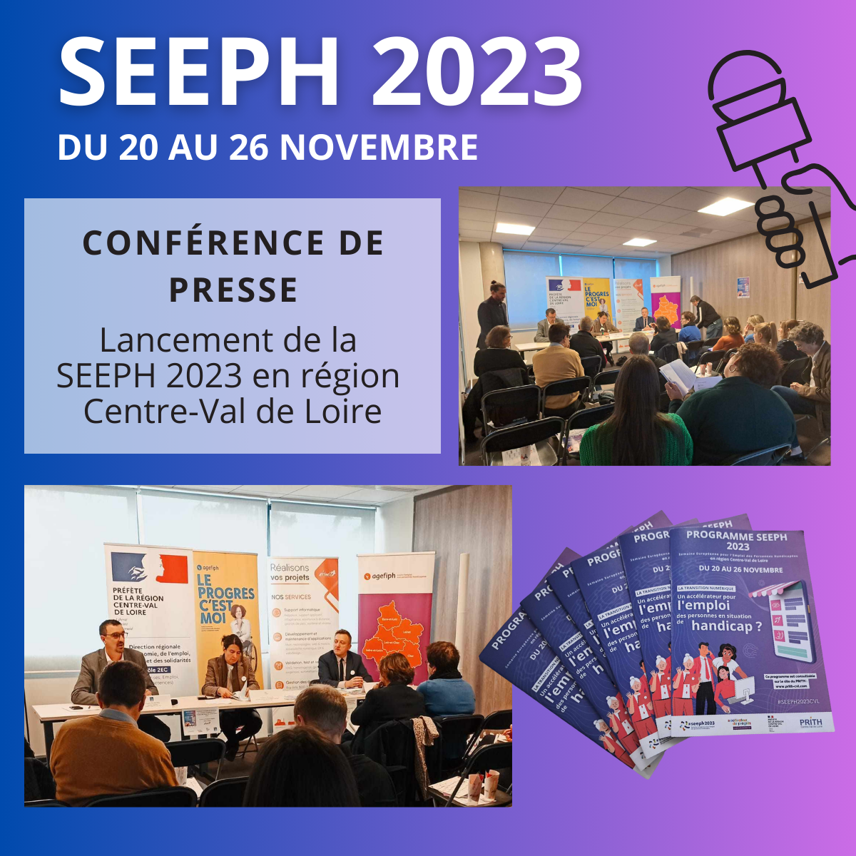 🚀 Lancement de la SEEPH 2023 en région Centre-Val de Loire : 1 semaine pour sensibiliser, se ...